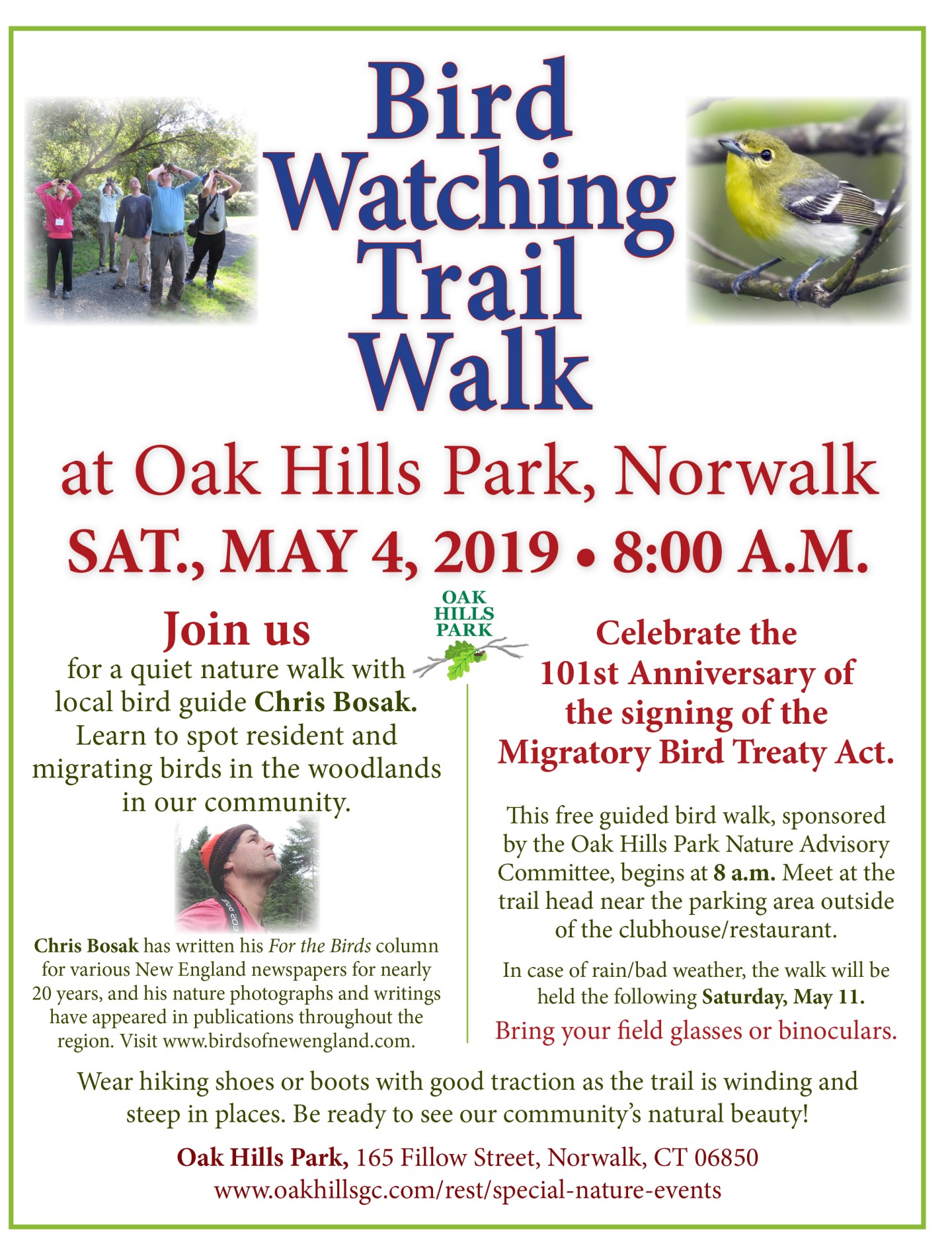 Bird walks | Birds of New England.com